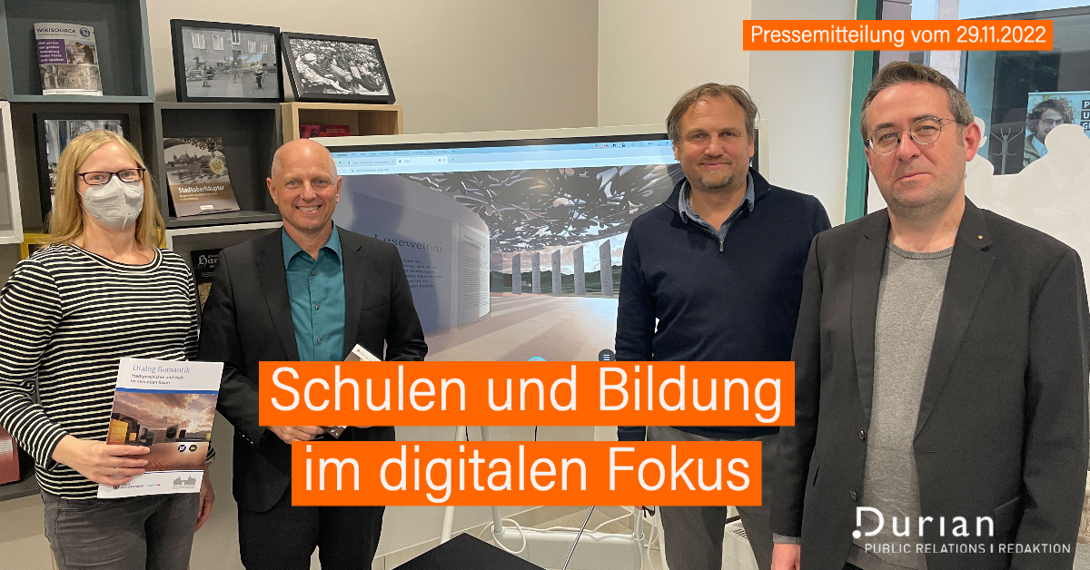 Schulen und Bildung im digitalen Fokus - durian-pr.de